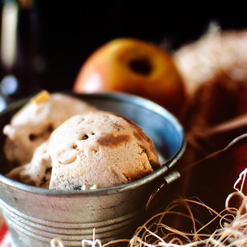 Caramel Apple Brandy Gelato